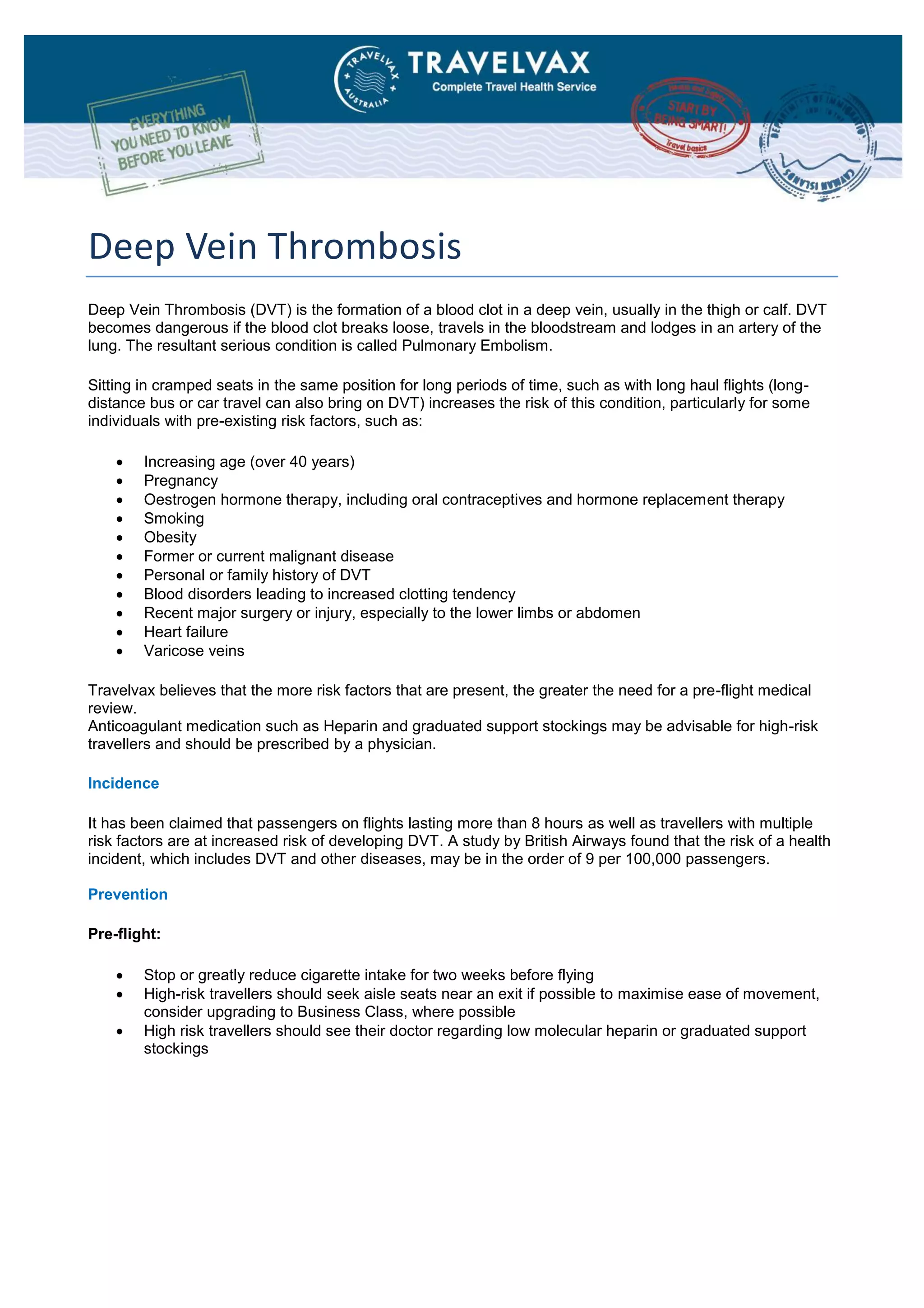 Deep vein-thrombosis | PDF
