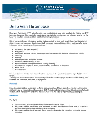 Deep vein-thrombosis | PDF