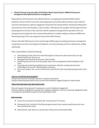 Deepa cv pmo. | PDF