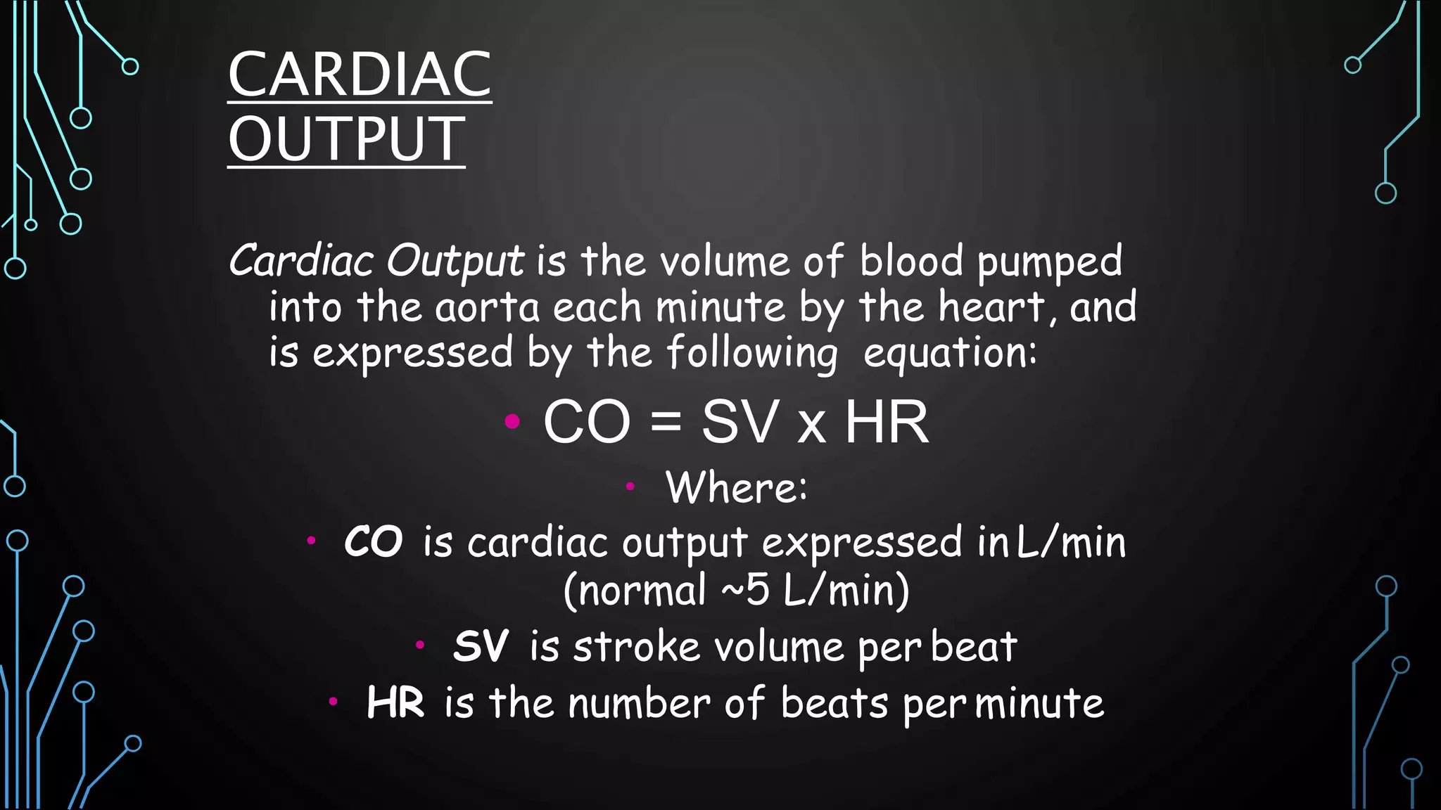 DETERMINANTS AND FACTORS AFFECTING CARDIAC OUTPUT | PPTX