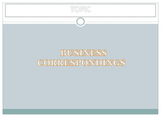presentation on business correspondence | PPTX | Email | Internet