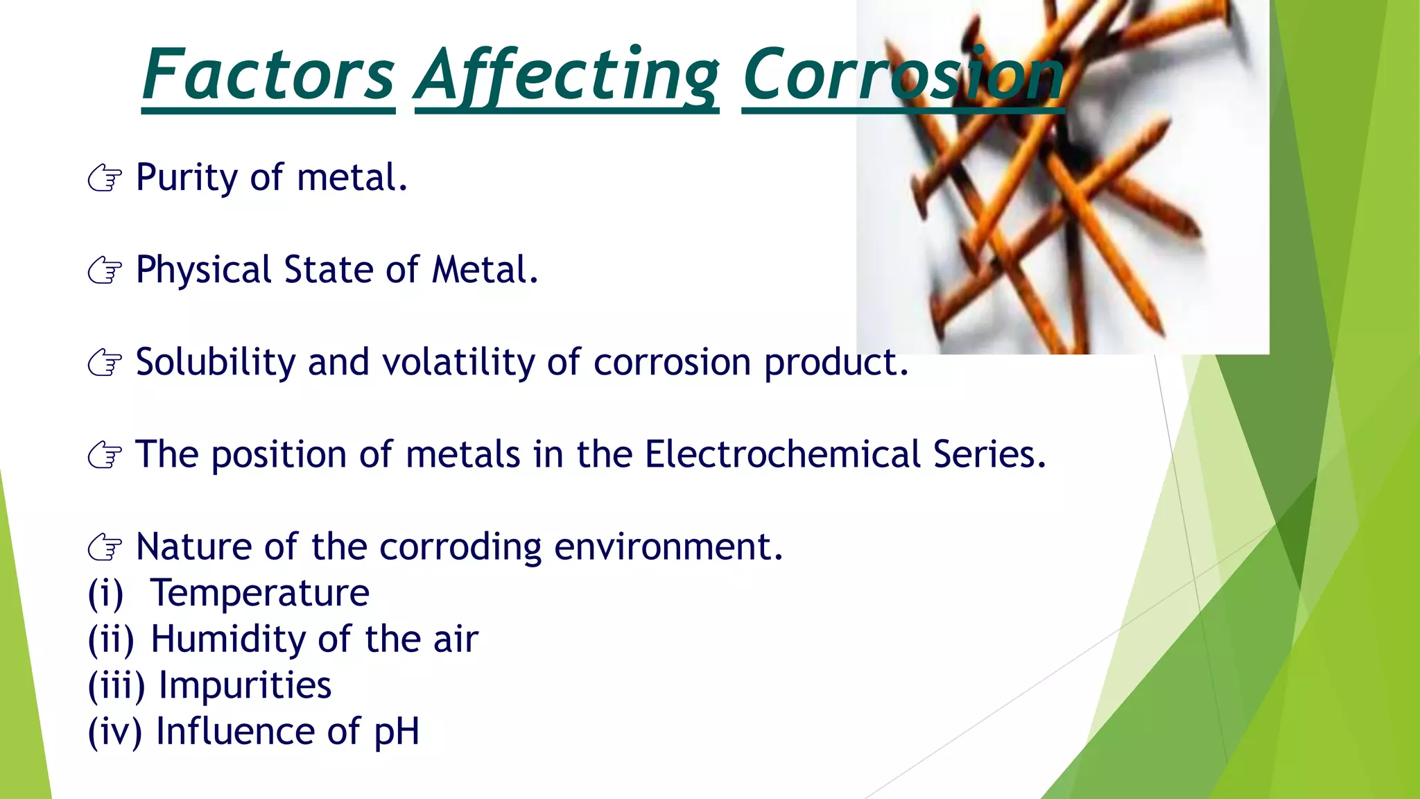 Corrosion | PPTX | Chemistry | Science