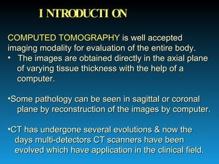 CT ITS BASIC PHYSICS | PPT