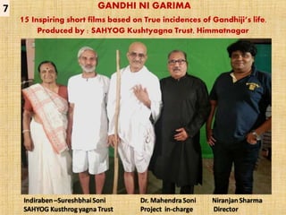 Deepak antani Actor as Mahatma Gandhiji | PPTX