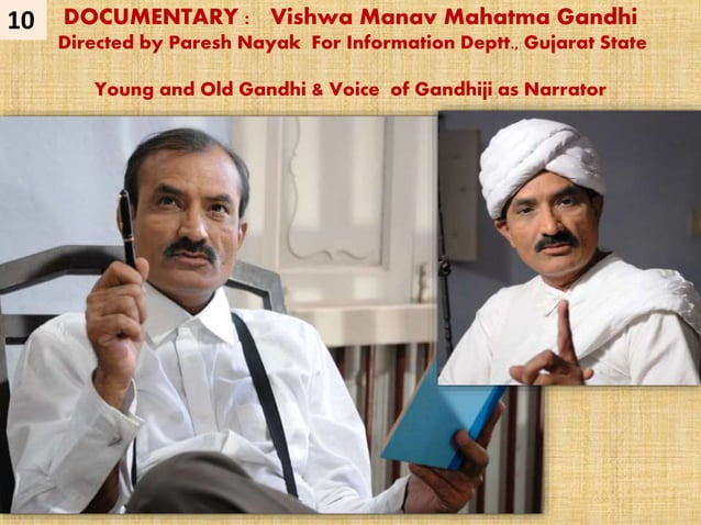 Deepak antani Actor as Mahatma Gandhiji | PPTX