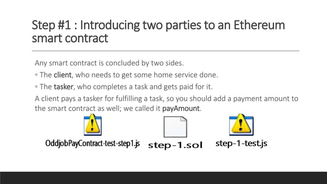 Creating Smart Contract | PPT