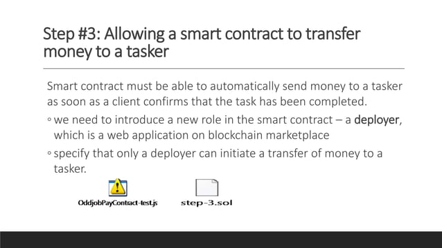 Creating Smart Contract | PPT