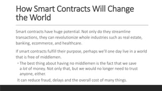 Creating Smart Contract | PPT