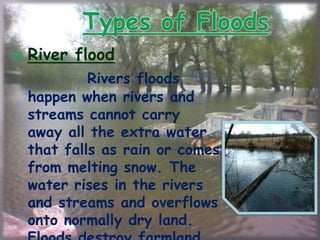 flood - a destructive calamity | PPTX | Science