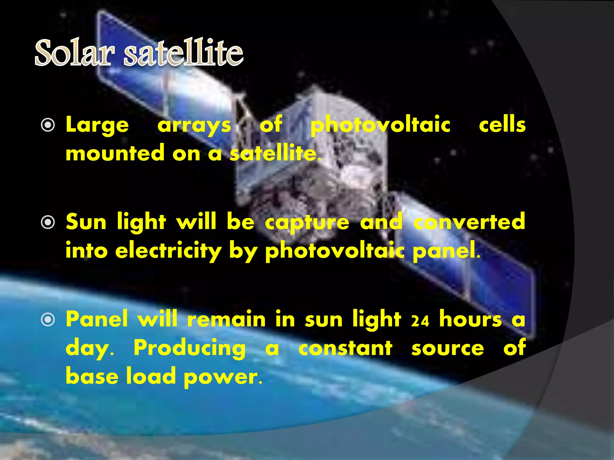Space based solar power system | PPTX