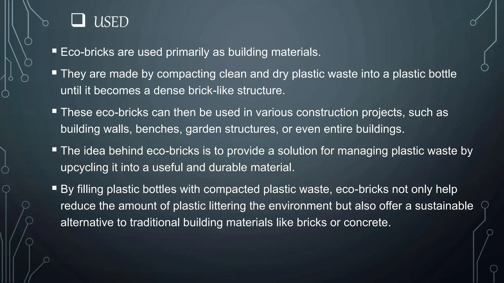 .pptx eco Brick technology ppt for civil engineering | PPTX