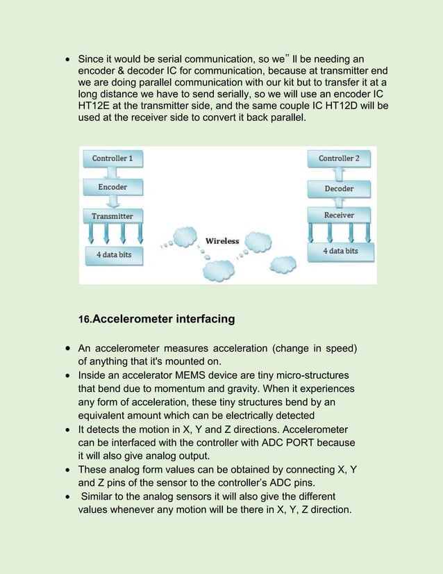 Training Report on embedded Systems and Robotics | DOCX