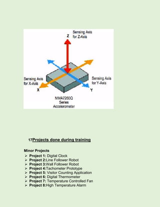 Training Report on embedded Systems and Robotics | DOCX