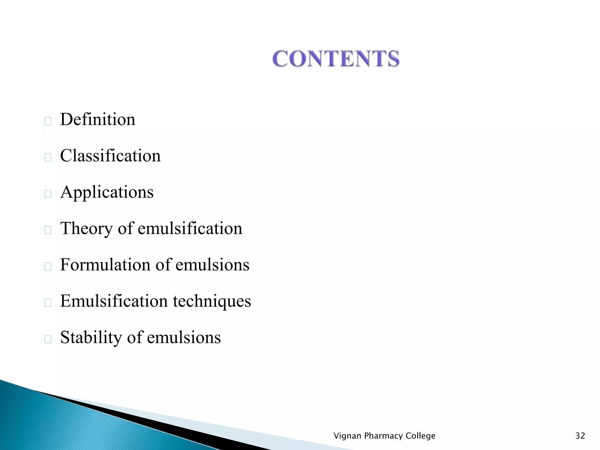 Pharmaceutical Suspensions and Emulsions | PPTX