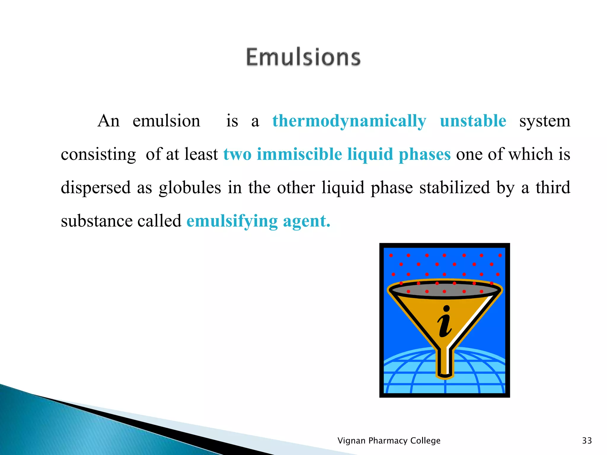 Pharmaceutical Suspensions and Emulsions | PPTX