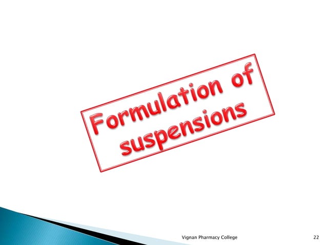 Pharmaceutical Suspensions and Emulsions | PPTX | Pharmaceutical ...