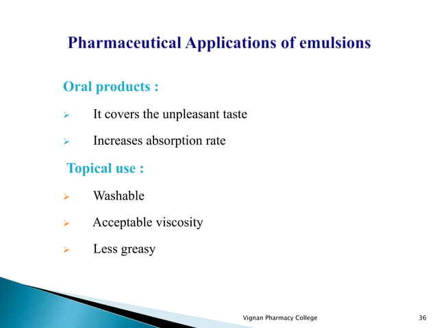 Pharmaceutical Suspensions and Emulsions | PPTX | Pharmaceutical Industry | Industries