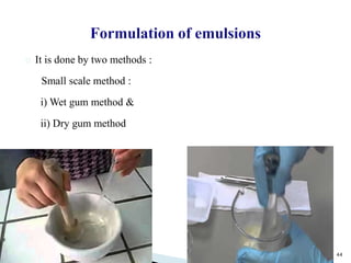 Pharmaceutical Suspensions and Emulsions | PPTX