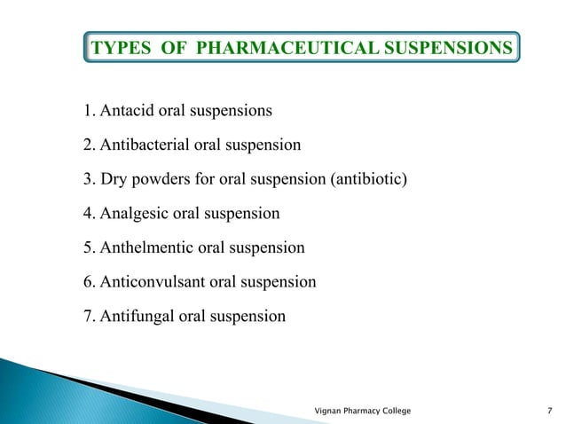 Pharmaceutical Suspensions and Emulsions | PPTX | Pharmaceutical ...