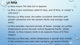 Deepak gauniyal la nina ppt | PPT