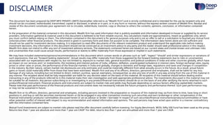 sample mutual fund portfolio for an equity investor | PPTX