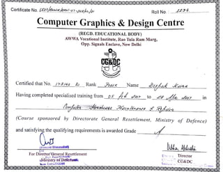 Computer hardware training certificate | PPT
