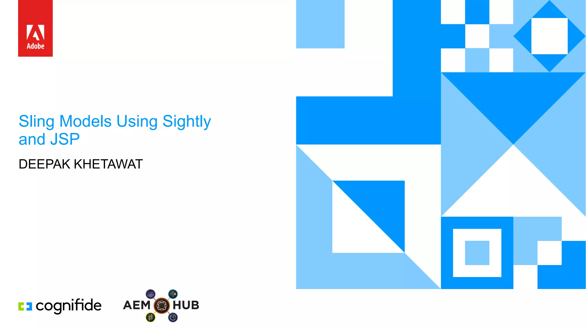 Sling Models Using Sightly and JSP by Deepak Khetawat | PDF ...
