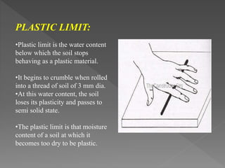 Goetechnical lab tests, atterberg limits tests | PPTX