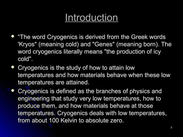 cryogenic treatment of metals | PPT | Chemistry | Science