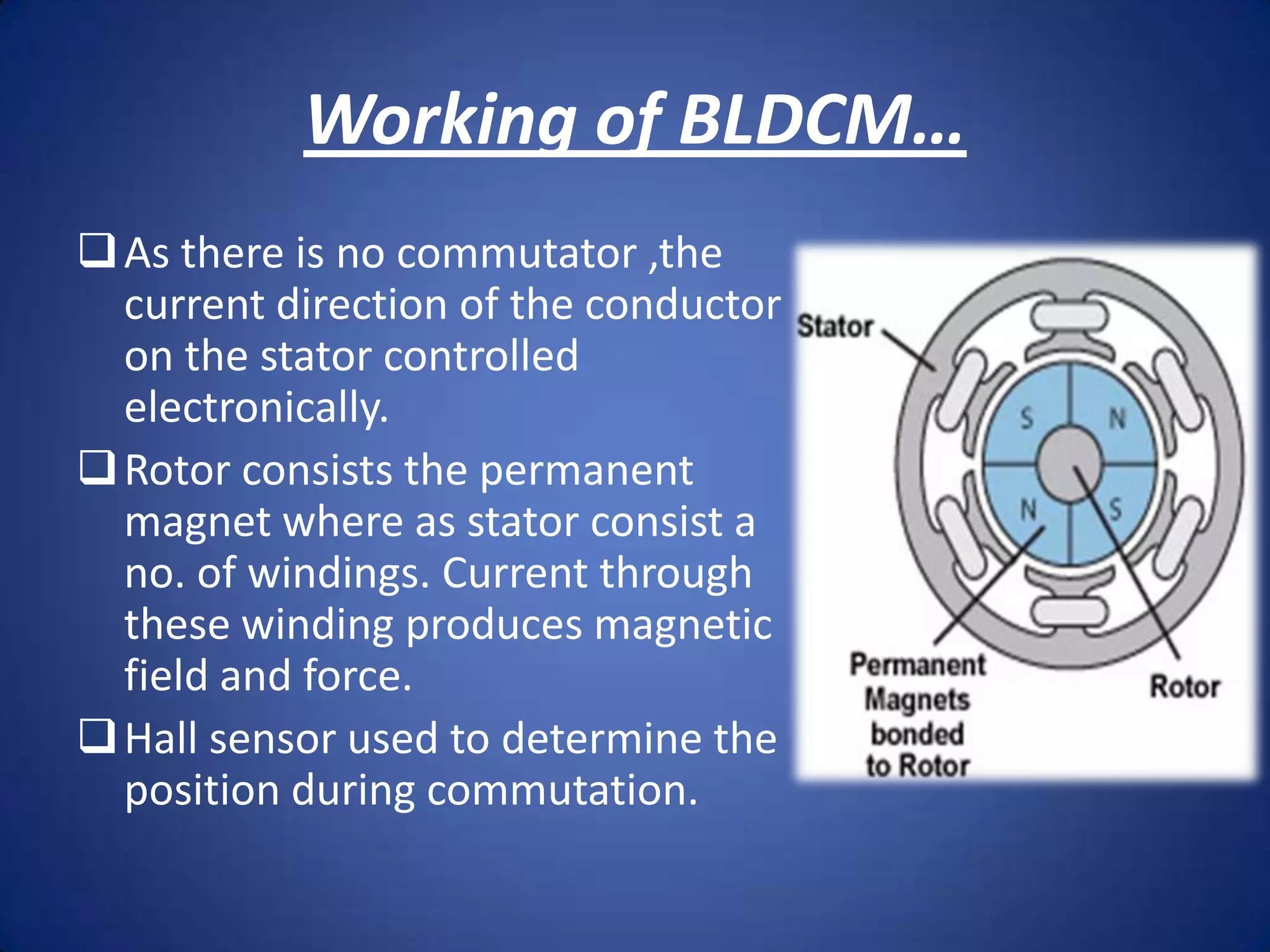 Brushless DC Motors | PPTX