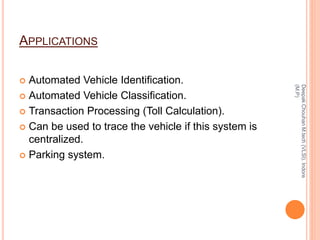 Electronic Toll Tax collection system in india | PPTX