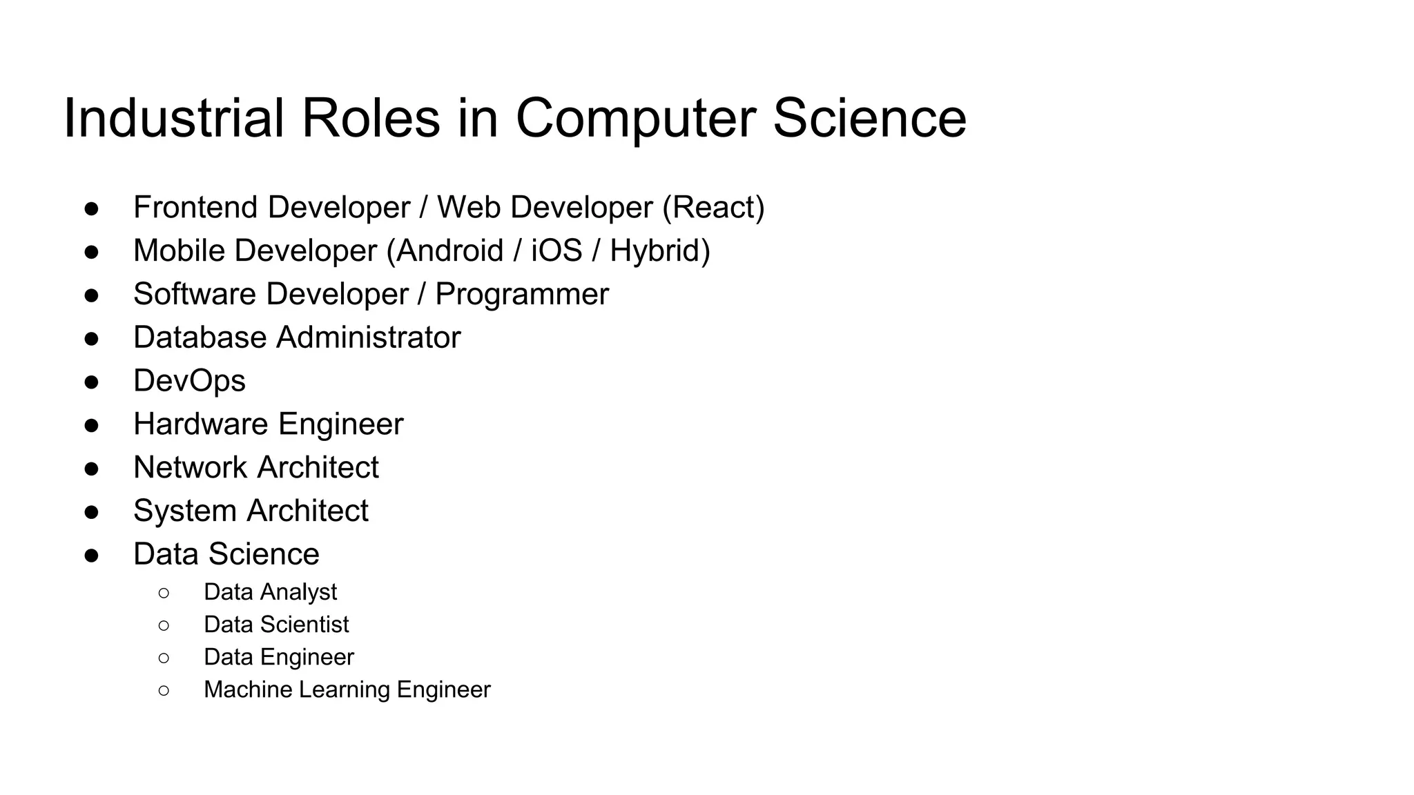 Computer Science Career Guidance | PPTX