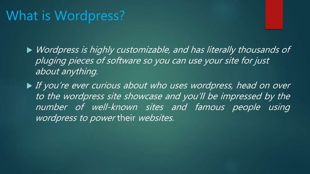 simple basic wordpress ppt .pptx | Internet for Beginners | Internet