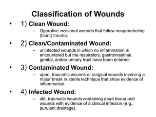 Wound healing and management of wound in surgery | PPT