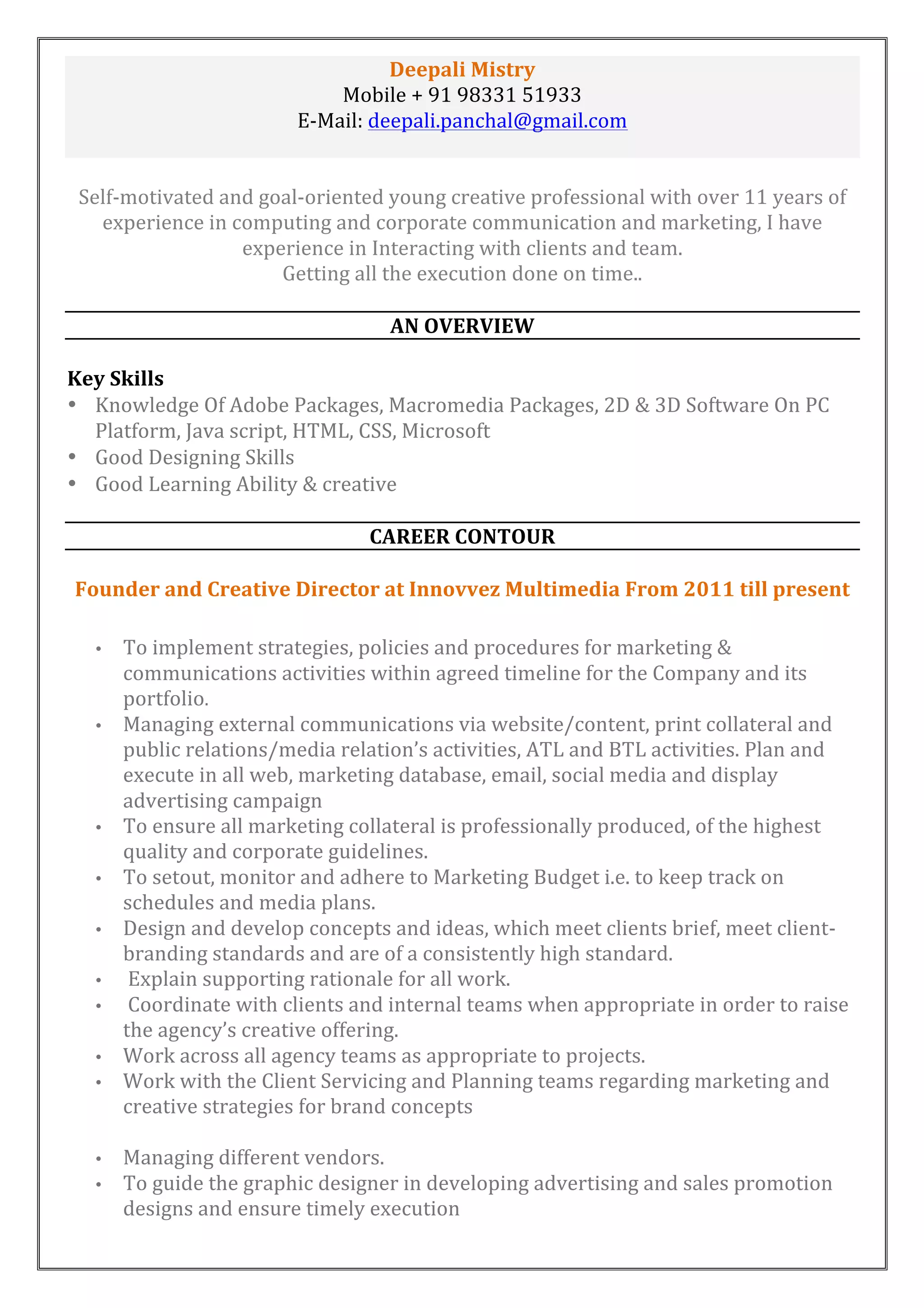 Deepali mistry | PDF