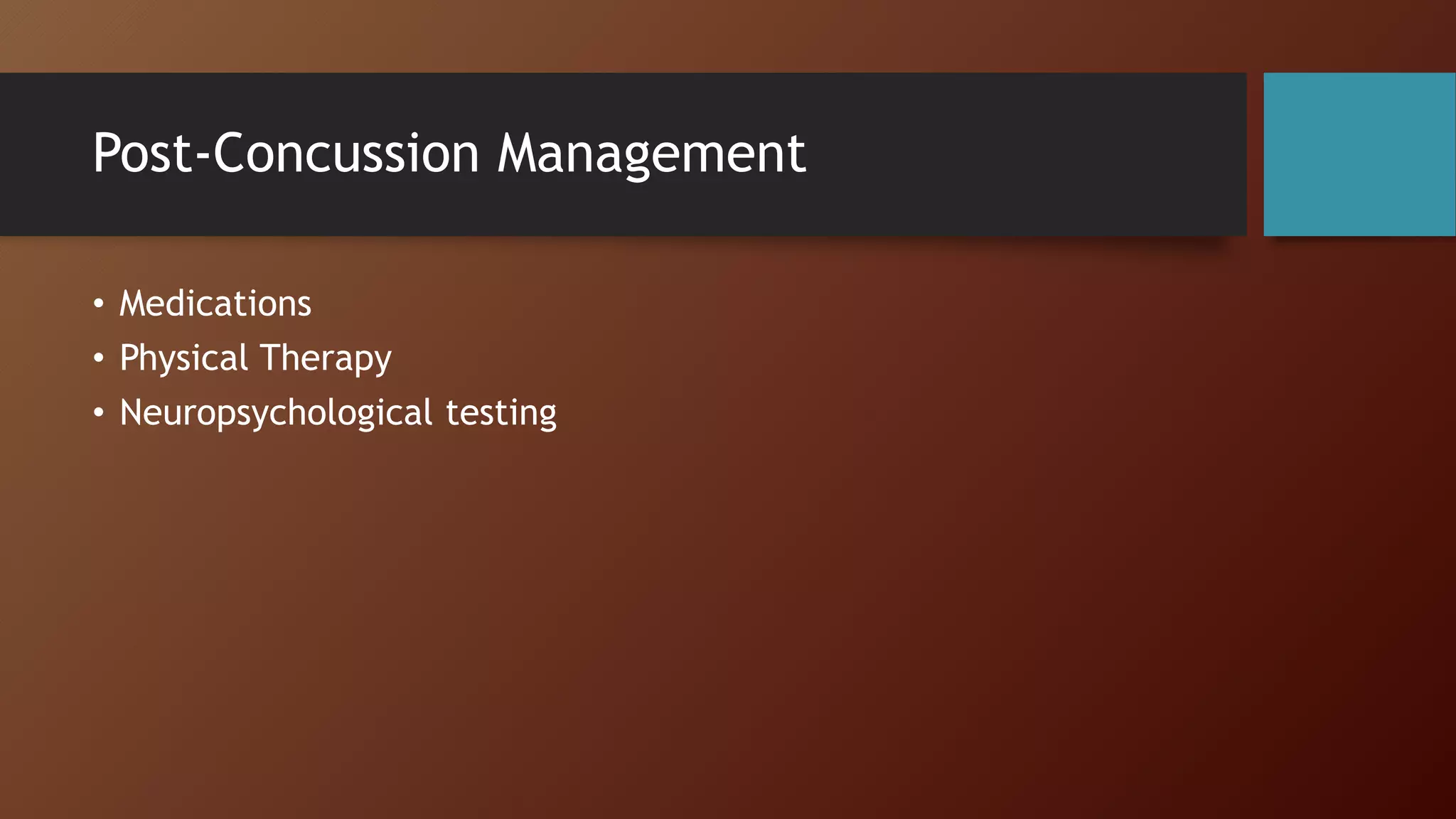 sports related head injury (concussion) | PPTX