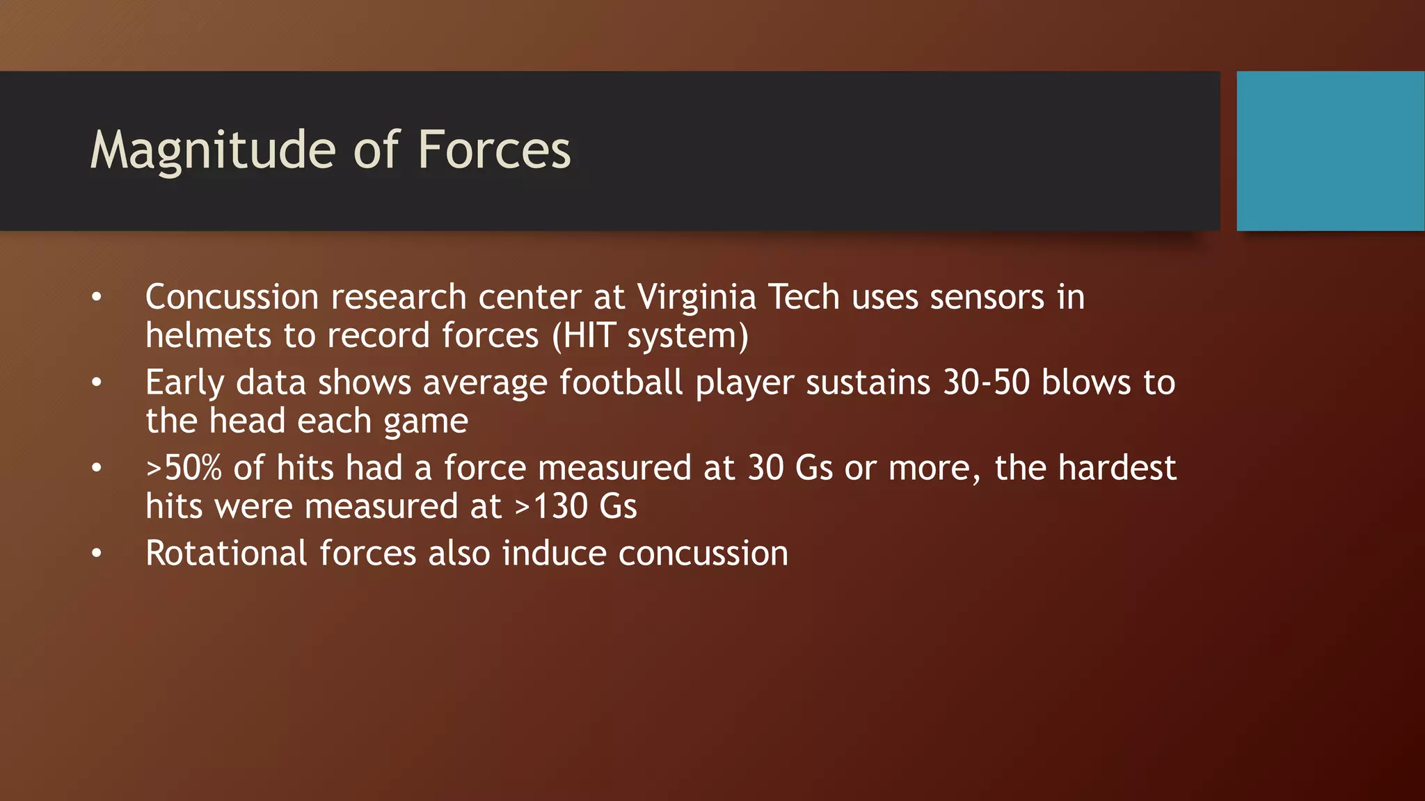 sports related head injury (concussion) | PPTX