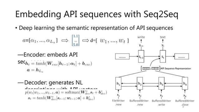DeepAM: Migrate APIs with Multi-modal Sequence to Sequence Learning | PPT