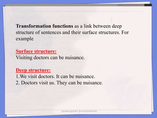 Deep and surface_structures | PPTX