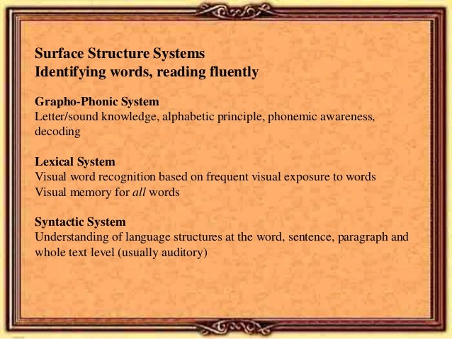 Deep and surface_structures