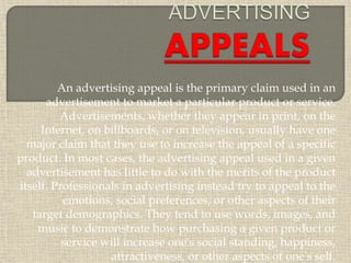 Advertising Appeals | PPTX