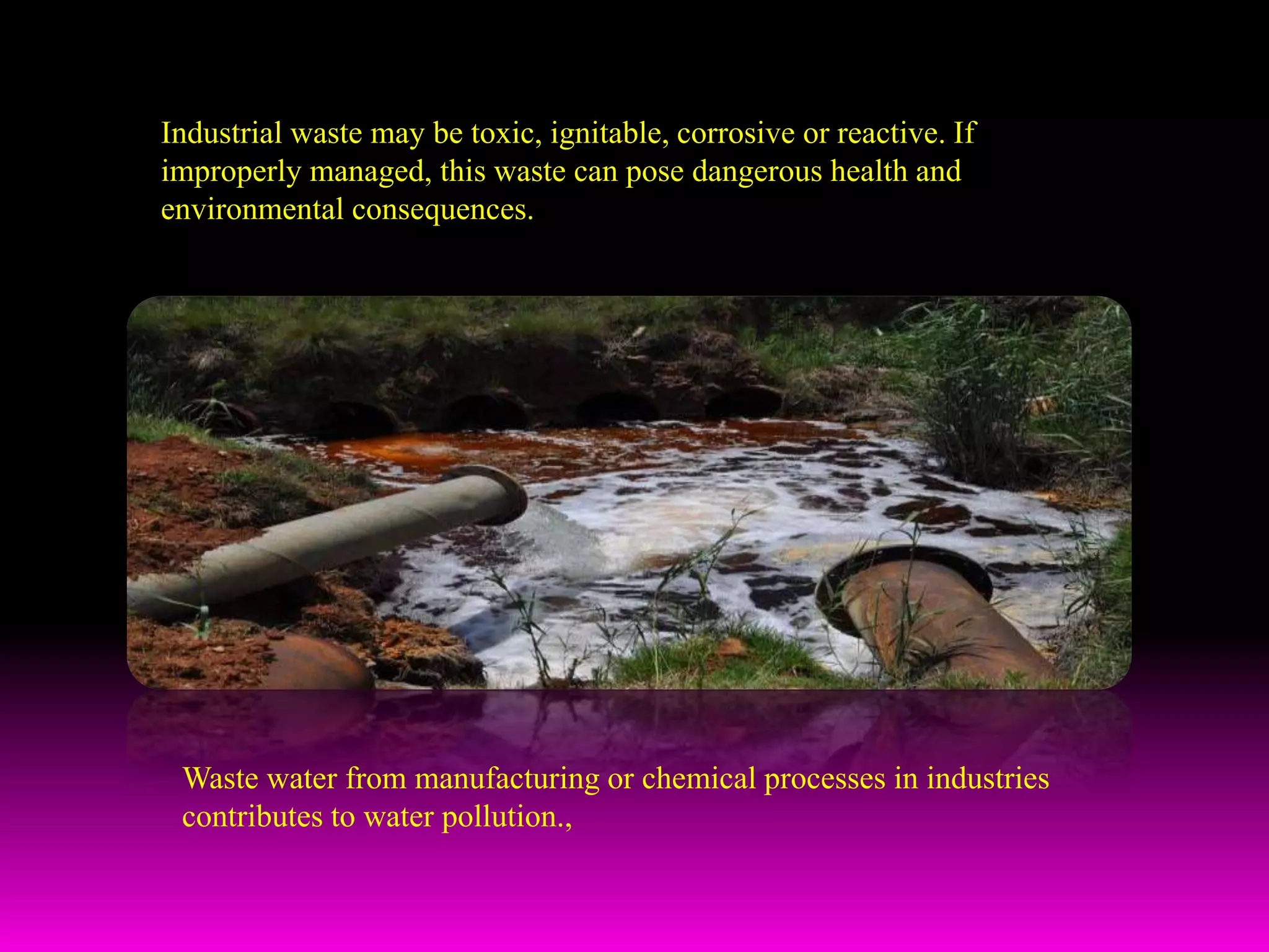 Water Pollution By Industries | PPTX