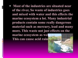 Water Pollution By Industries | PPTX
