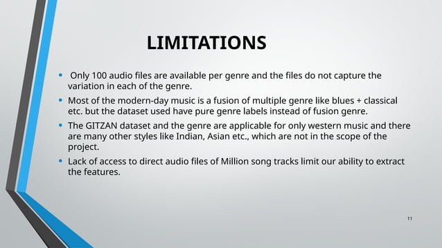 musicGenreClassificationUsingMachineLearning.pptx | Digital Audio | Computer Software and ...