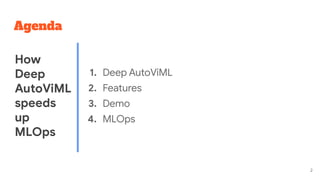 Deep AutoViML For Tensorflow Models and MLOps Workflows | PPT