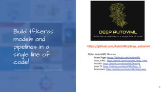 Deep AutoViML For Tensorflow Models and MLOps Workflows | PPT