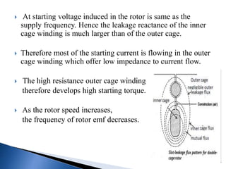 Deep bar n double cage rotors | PPTX