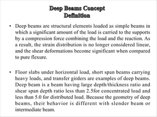 Deep beams | PDF