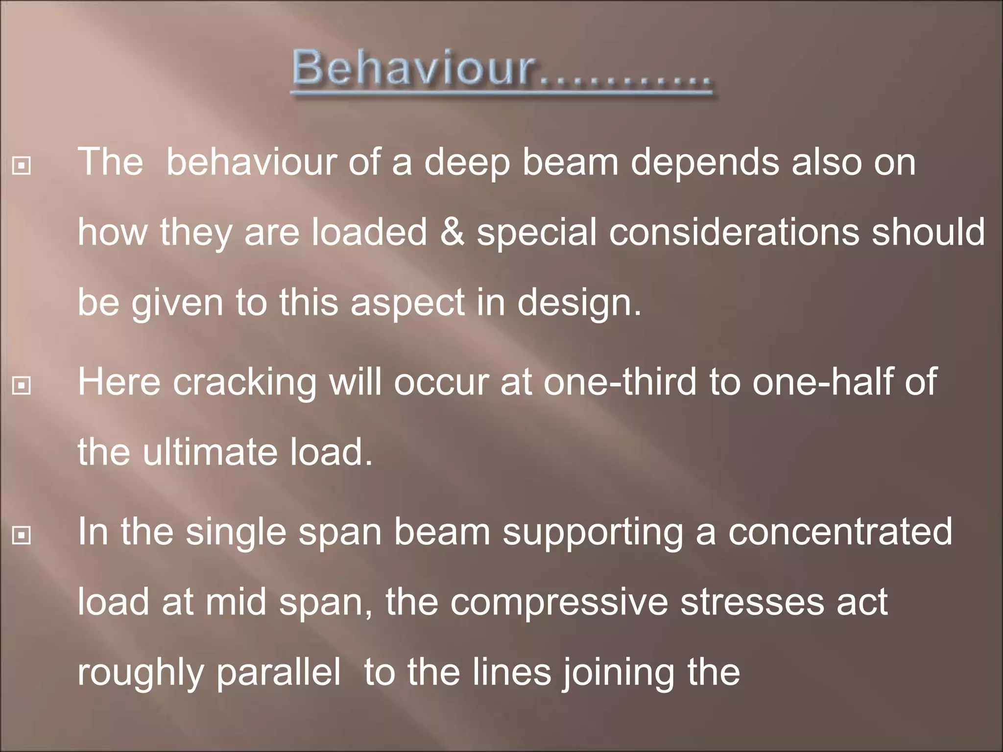 Deep beams | PPT