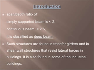 Deep beams | PPT